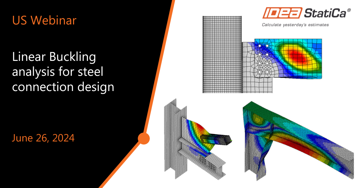 Linear Buckling analysis for steel connection design | IDEA StatiCa